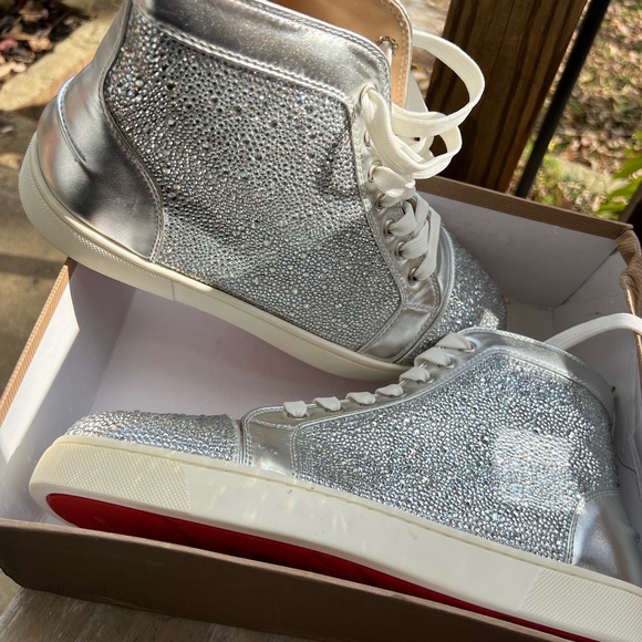 Christian Louboutin | Shoes | Mens Red Bottom Sneaker Only Worn Time ...